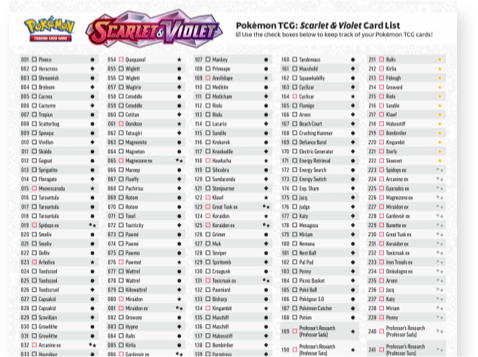 Card Gallery | Pokémon TCG: Scarlet & Violet